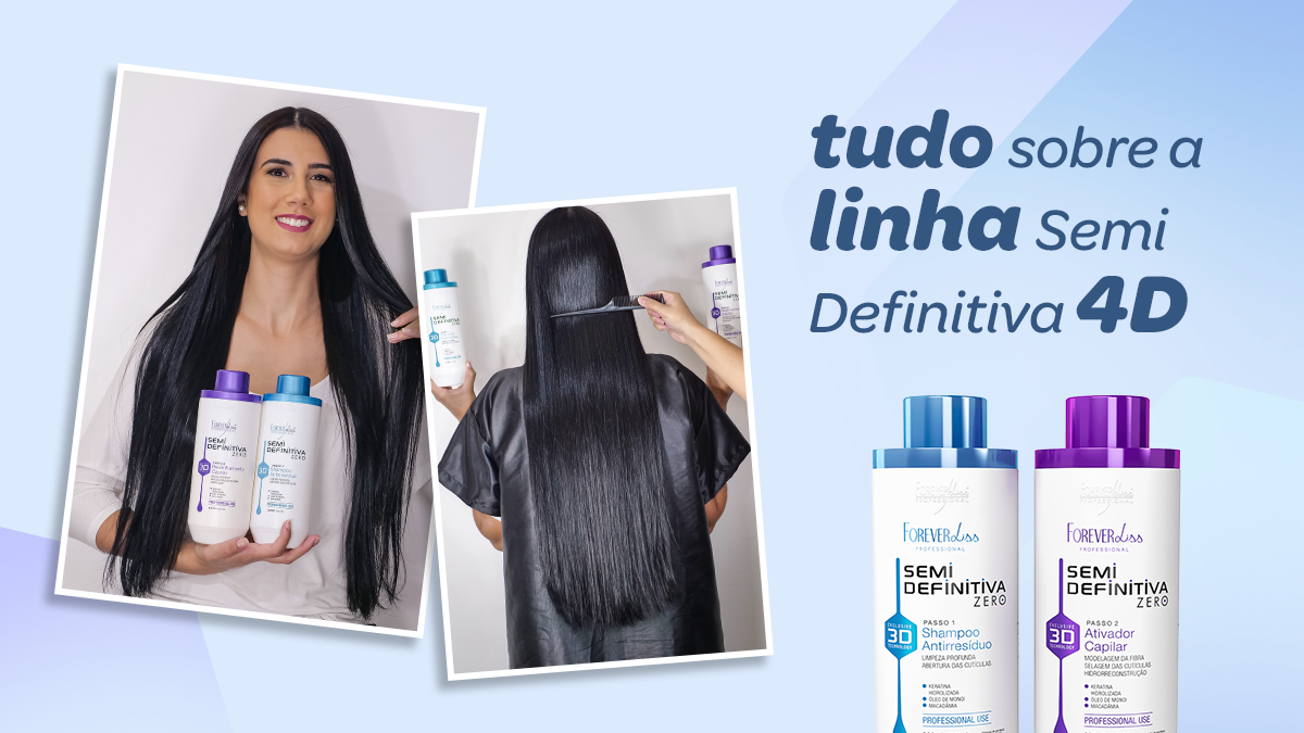 Cabelo com química: veja como a Semi Definitiva 3D pode ajudar!